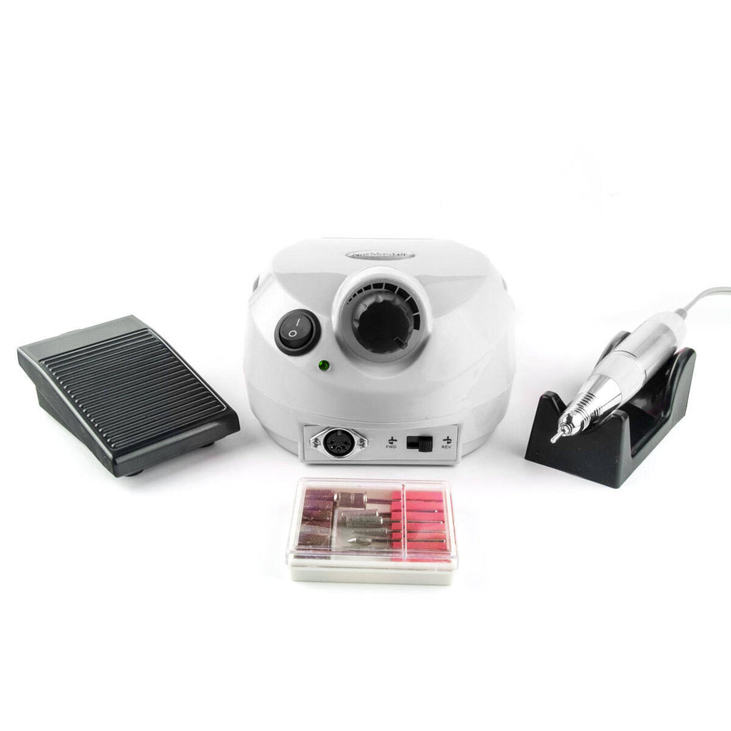 Manicure pedicure nail milling machine white DM202, 65W – BEAUTY ...